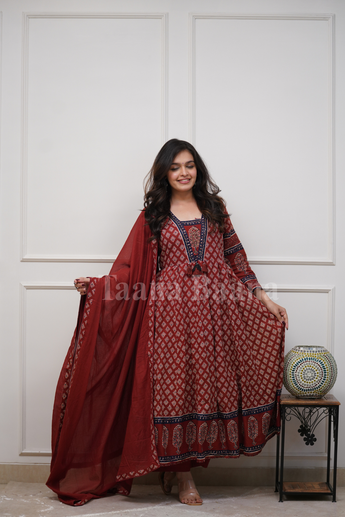 Anarkali Duppata Suit – Taana Baana
